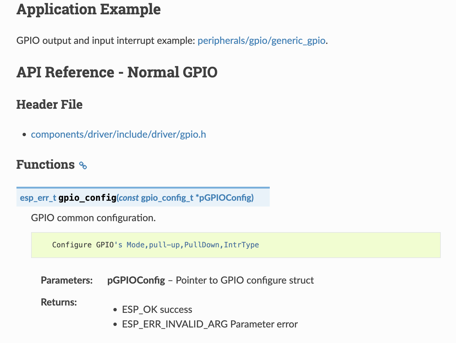 Espressif IoT Development Framework preview